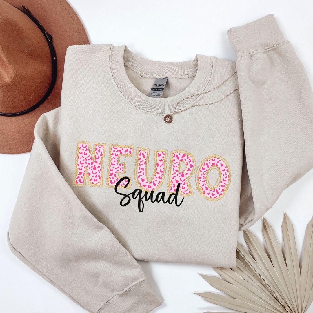 Neuro Squad Sweatshirt,neurological ICU Team,neuro Surgery Crewneck ...