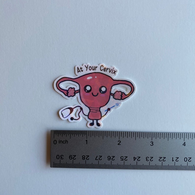 Funny at Your Cervix OBGYN Sticker, Gift for Labor and Delivery RN ...