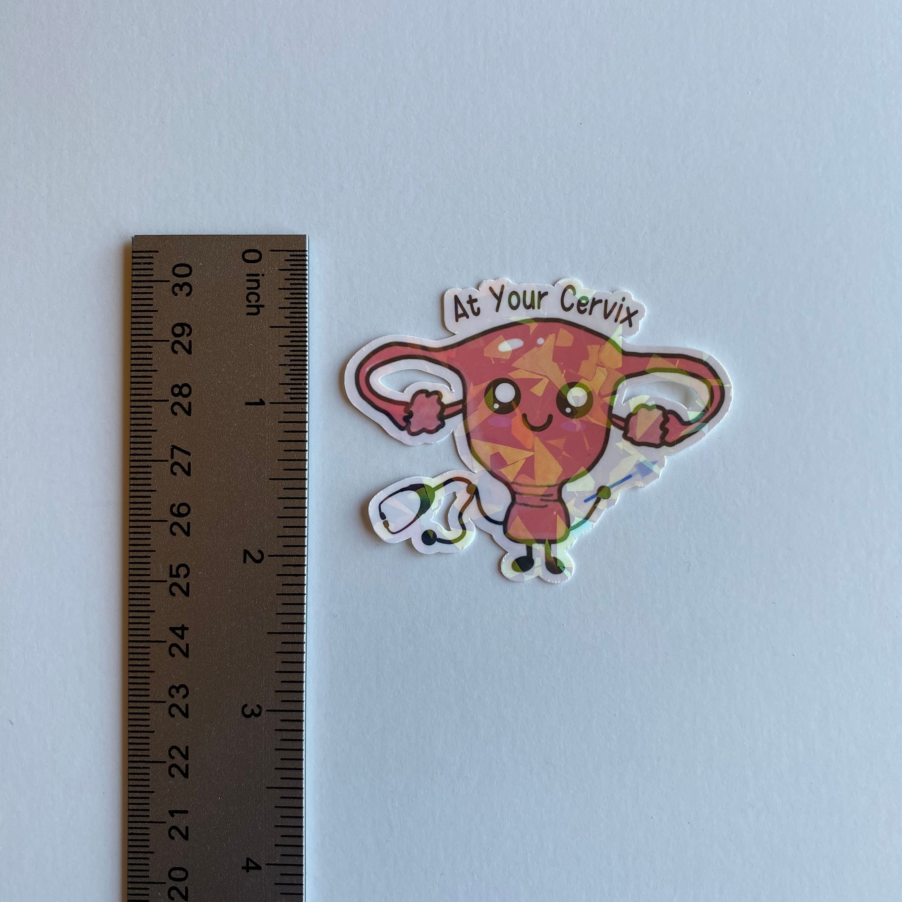 Funny at Your Cervix OBGYN Sticker, Gift for Labor and Delivery RN ...