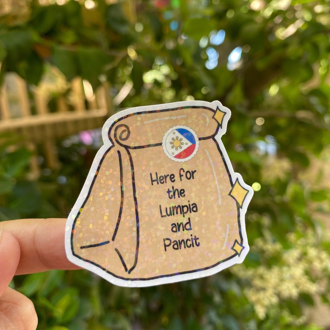 Lumpia Pancit Sticker, Funny Nurse Stickers, Filipina RN, Meme Sticker ...
