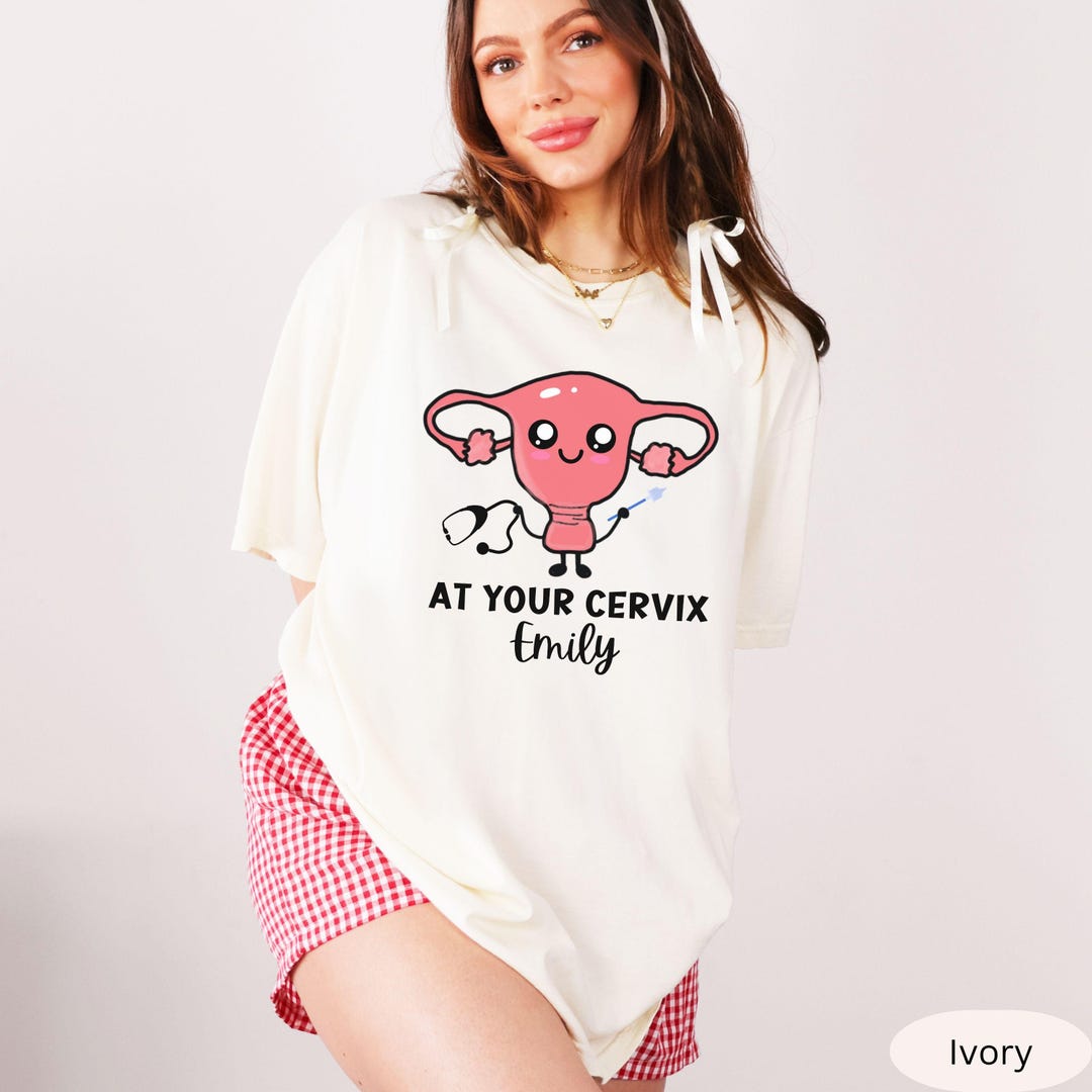 Custom at Your Cervix Funny Shirt,obgyn Name Tshirt,gift for Labor and ...