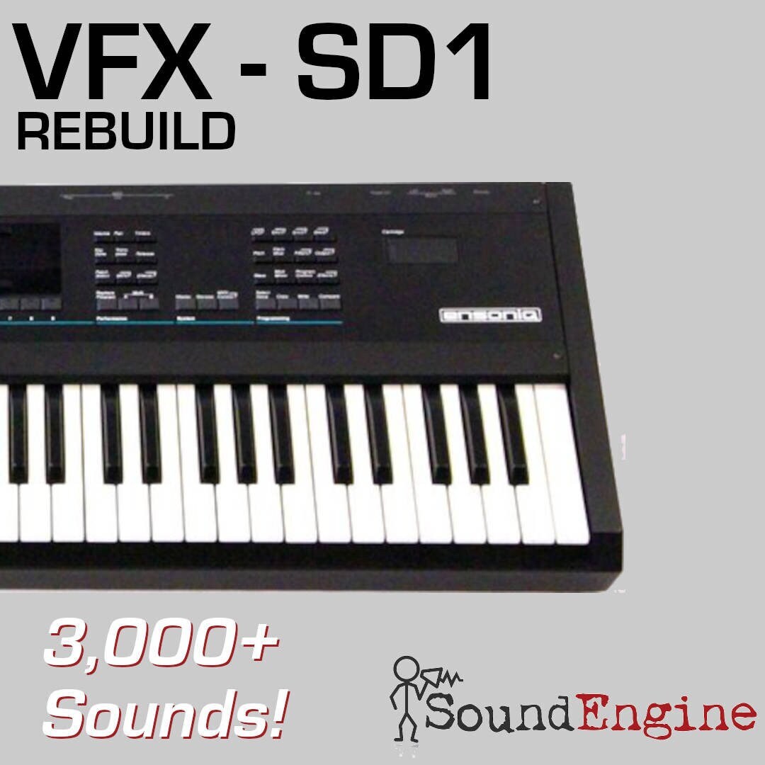 9,500 Ensoniq VFX SD-1 Sound Program Patch Library Instant Download the ...