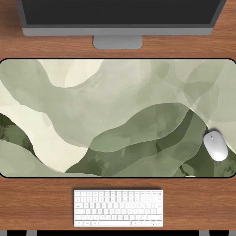 Green Desk Mat - Etsy