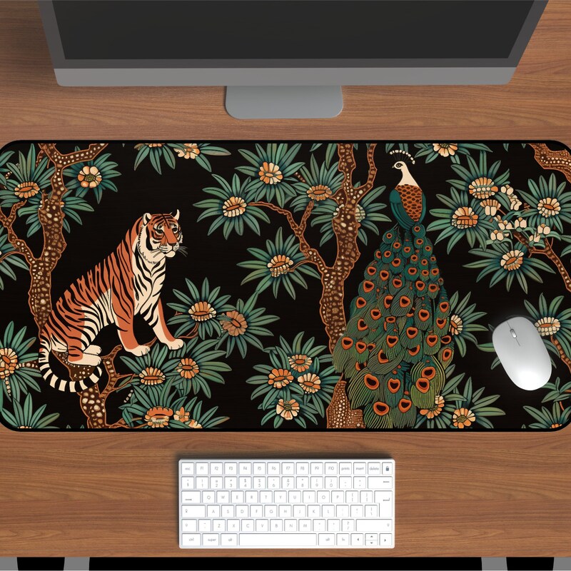 Tiger Chinoiserie - Etsy