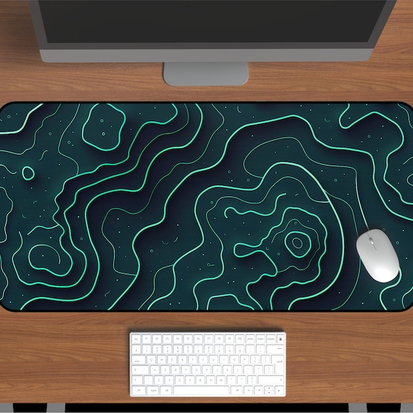 Green Desk Mat - Etsy