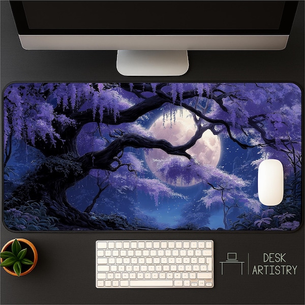 Cozy Purple Desk Mat - Etsy