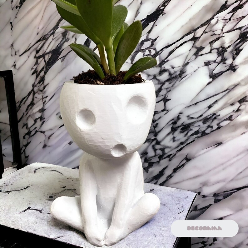 Cute Indoor Kodama Planter Studio Ghibli Home Decor Decorative Ghibli ...