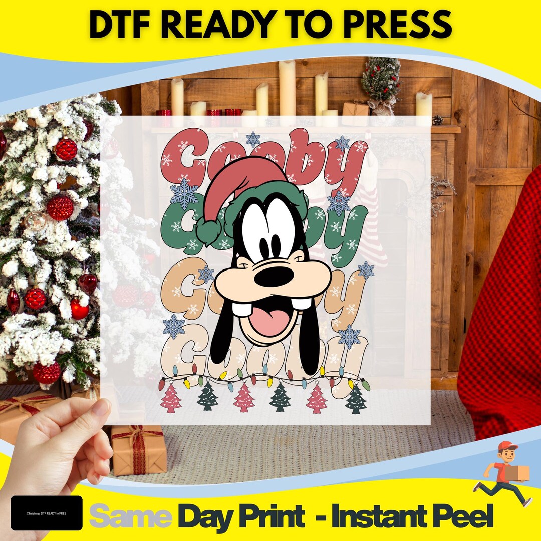 Goofy Cheer DTF Transfer, Colorful Snowflake, Ready to Press - Etsy