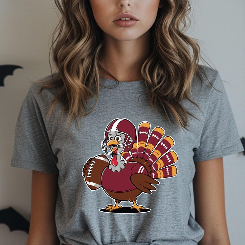Thanksgiving Football Turkey DTF Transfer, Ready to Press - Etsy