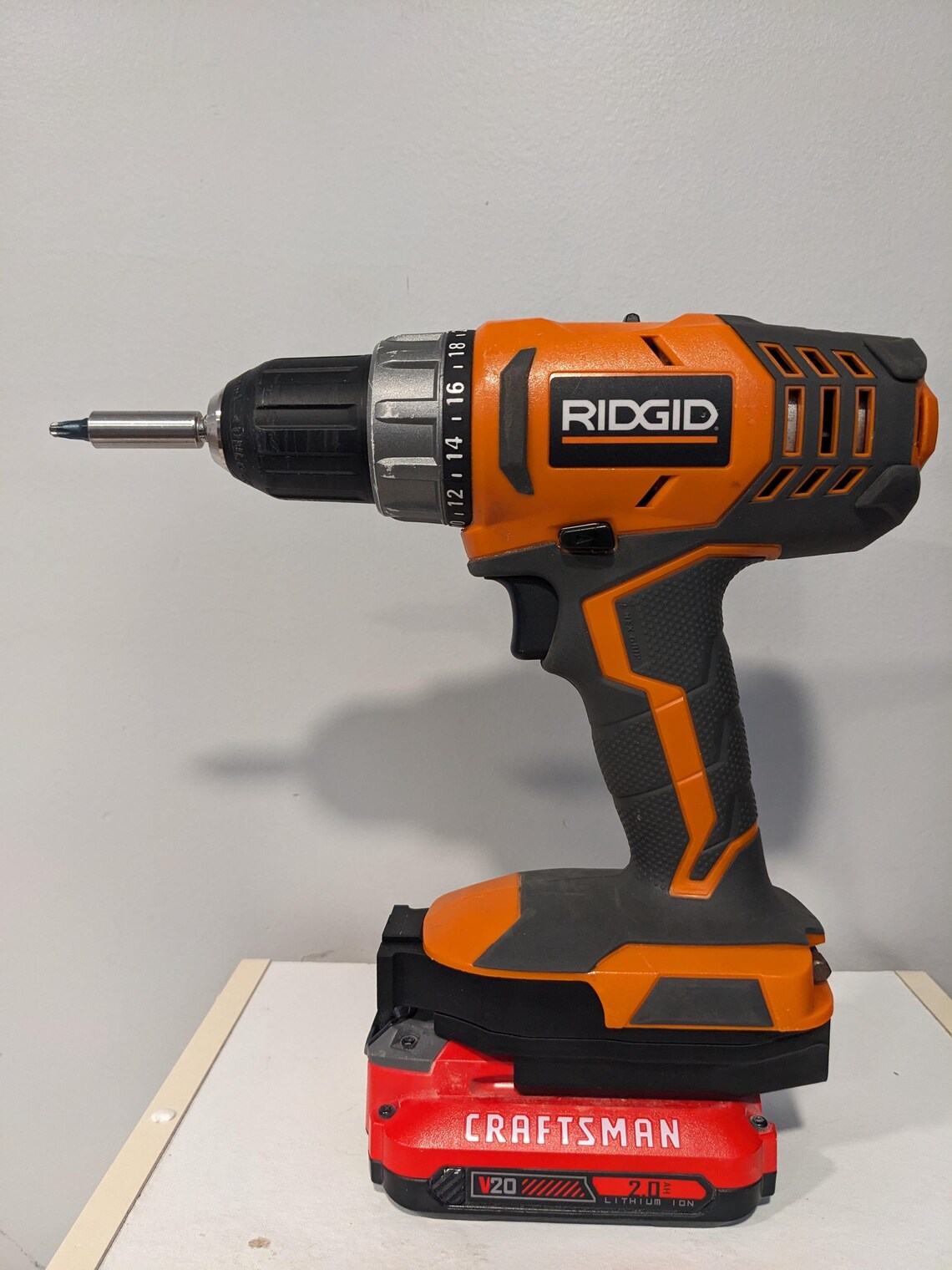 Craftsman 20v Battery to Ridgid 18V Tool Adapter - Etsy