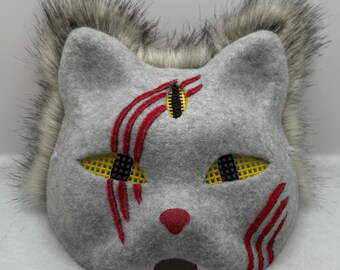 Eva Foam Cat Mask/ Therian Mask Pdf Pattern Guide Step by Step PDF ...