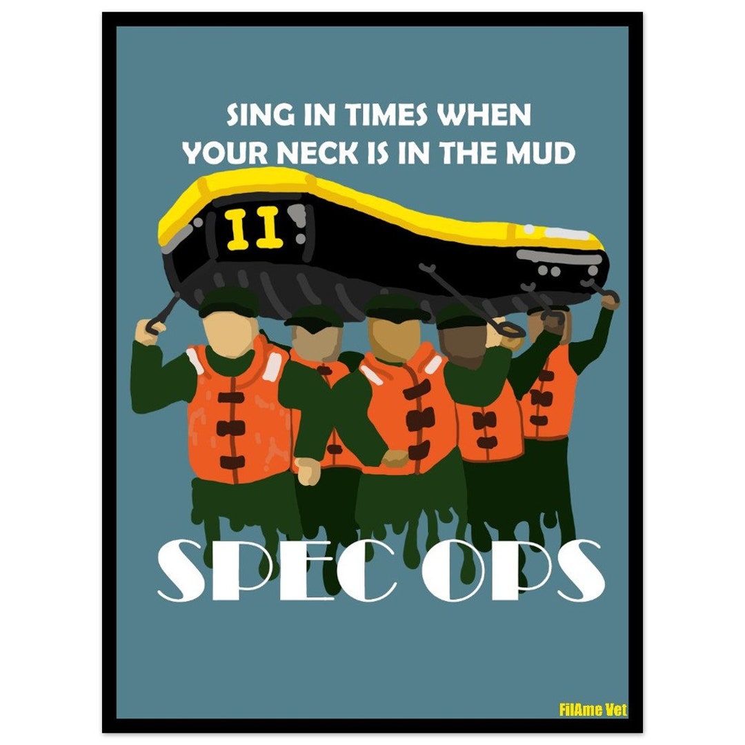 Military Spec Ops Poster - Etsy