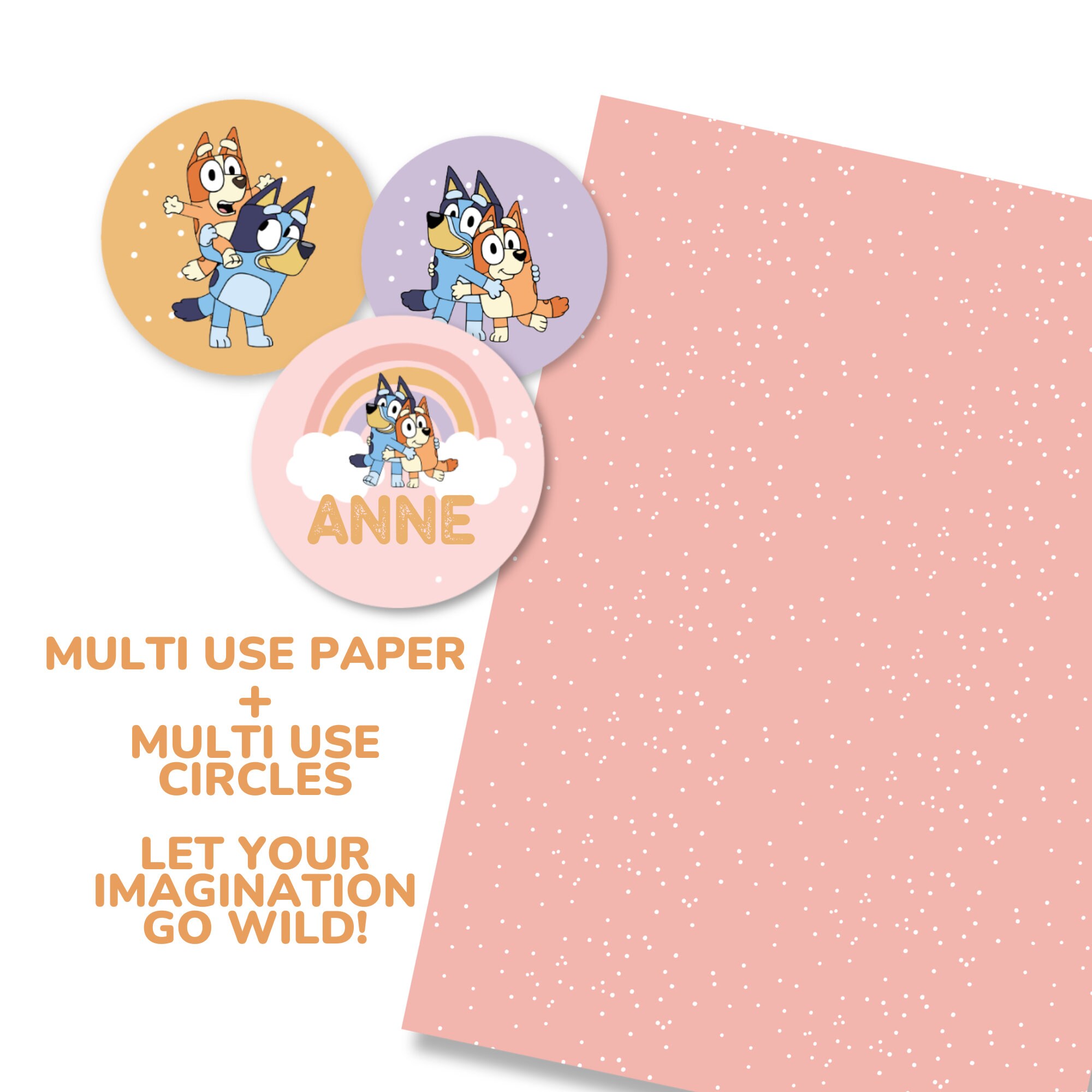 Editable Bluey Birthday Kit, Printable Birthday Party Invitations and ...