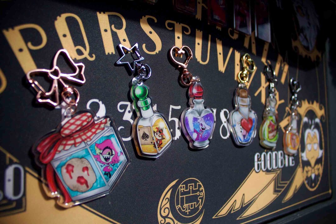 Keychain: Hazbin Hotel - Etsy
