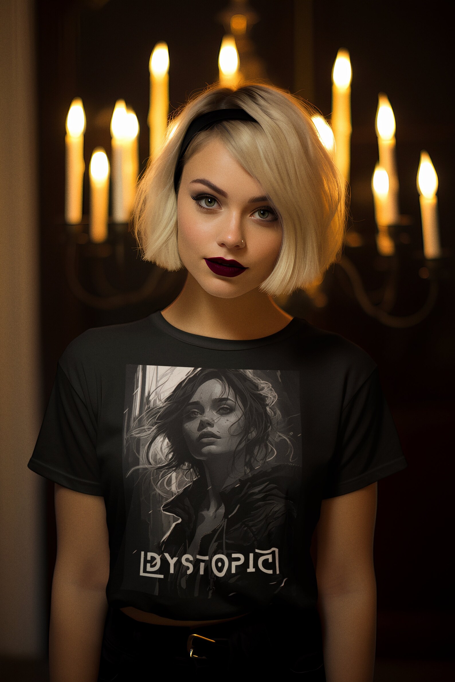 Cyberpunk Dystopian T-shirt Men Women | Futuristic Techwear | Dark ...