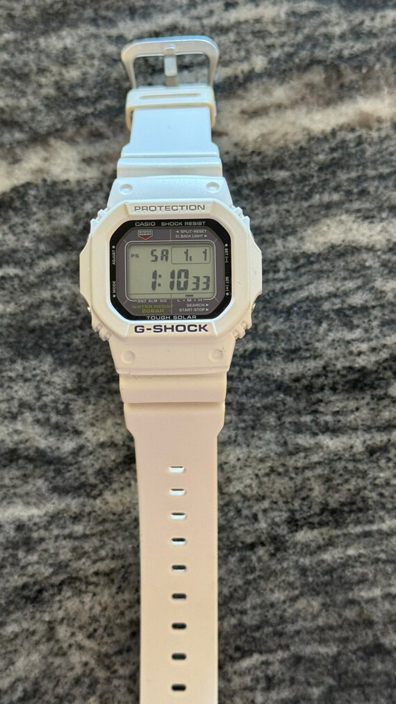 CASIO G-Shock: Tough Solar - G-5600A - very rare whit… - Gem