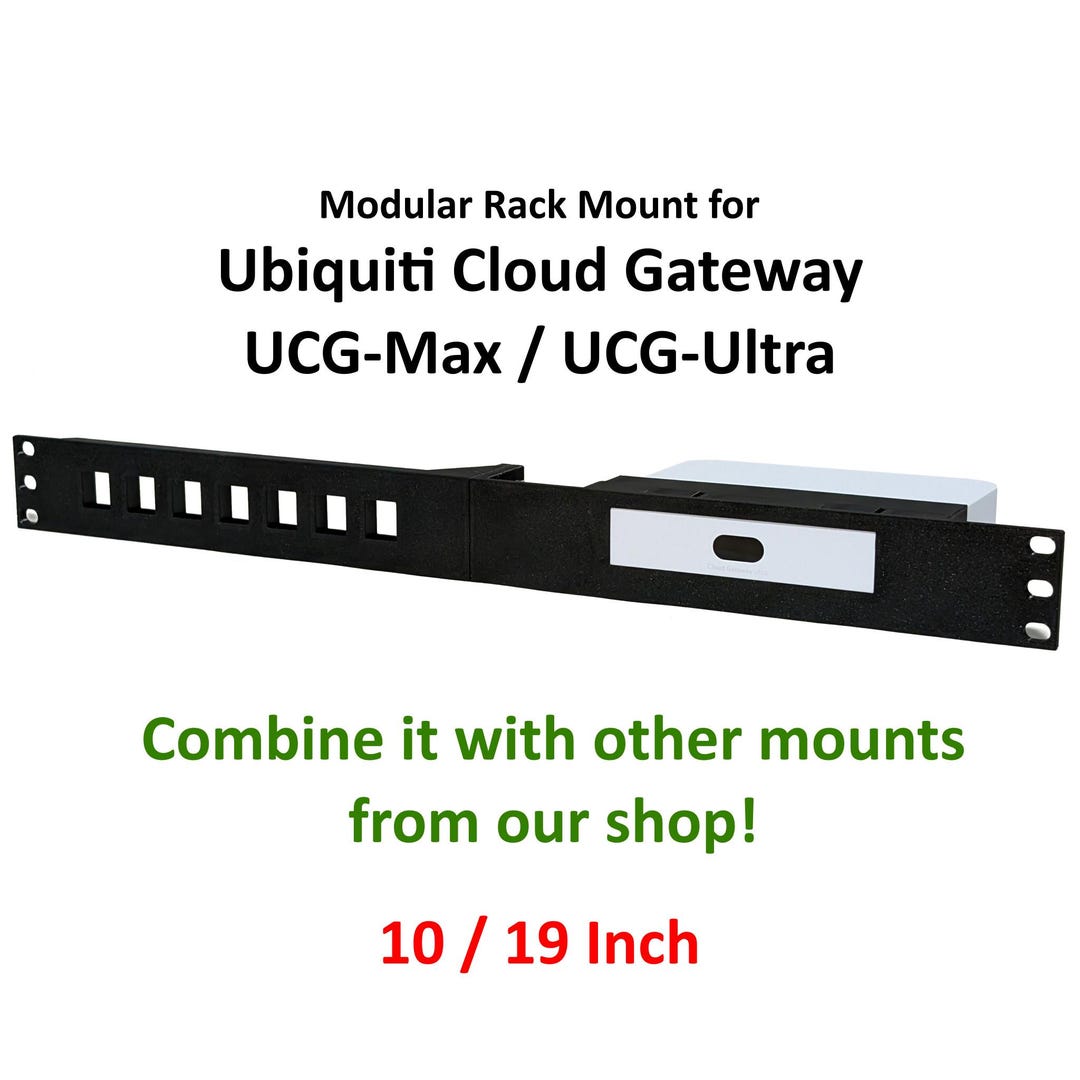 Rack Mount for Ubiquiti Unifi Cloud Gateway Ultra Max Ucg-ultra Ucg-max ...