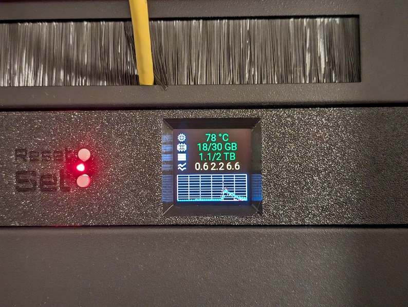 Status Display for Server Rack 19" Network Cabinet Home Lab Home ...