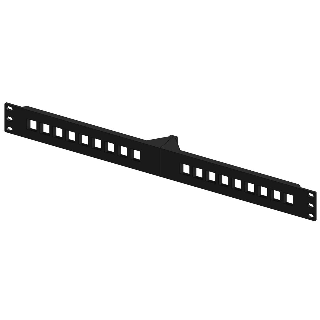Rack Mount for up to 19 Keystone Modules, 19 and 10 Inch, Rack Mount ...