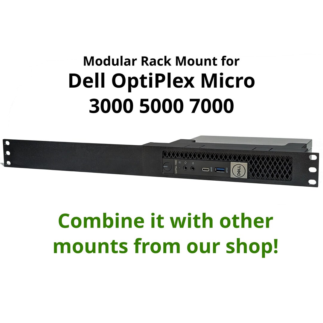 Rack Mount for Dell Optiplex Micro 3000 5000 7000 Server Home Lab ...