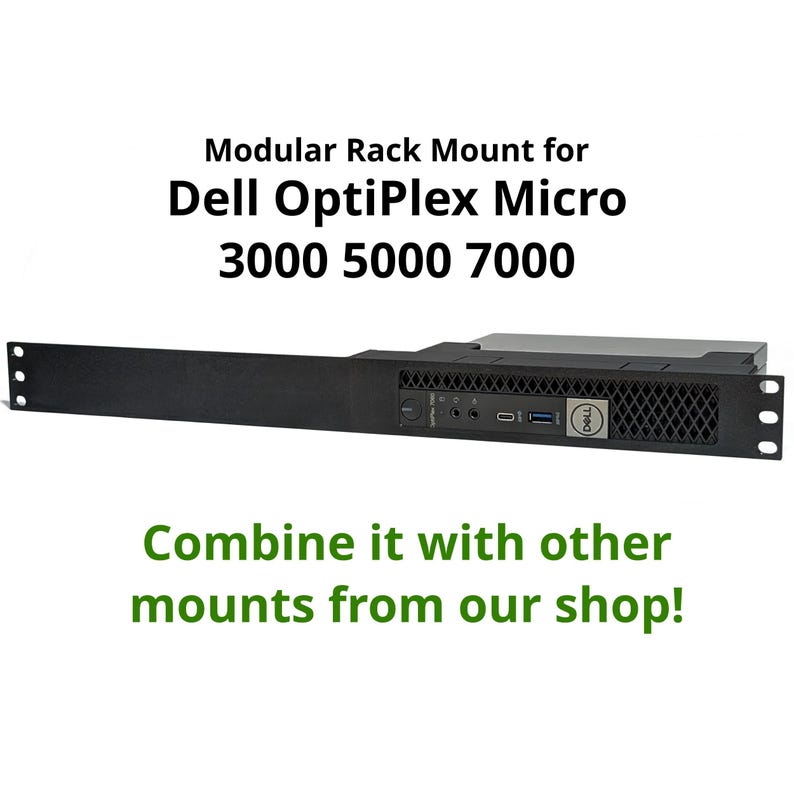 Rack Mount for Dell Optiplex Micro 3000 5000 7000 Server Home Lab ...