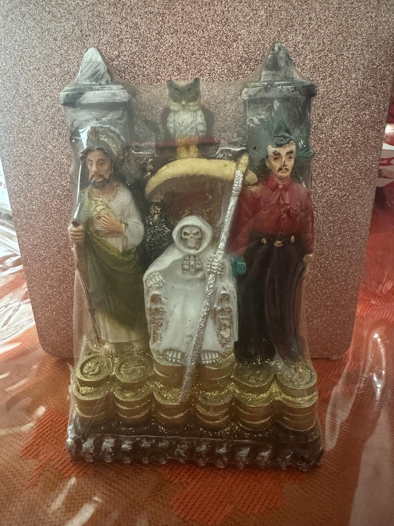 Santa Muerte Con Malverse Y San Judas - Etsy