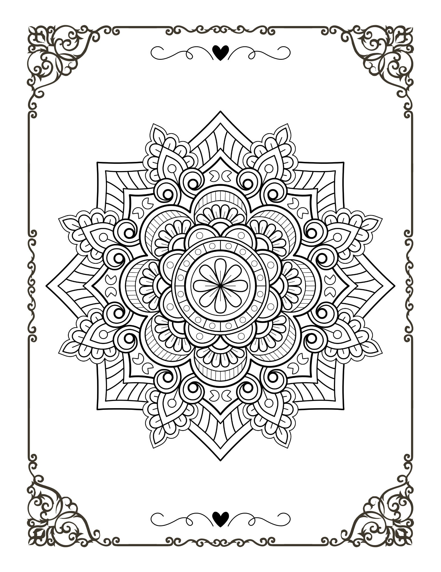 4. Mandalas of Wellness 4 Coloring Pages for Weight Loss and ...