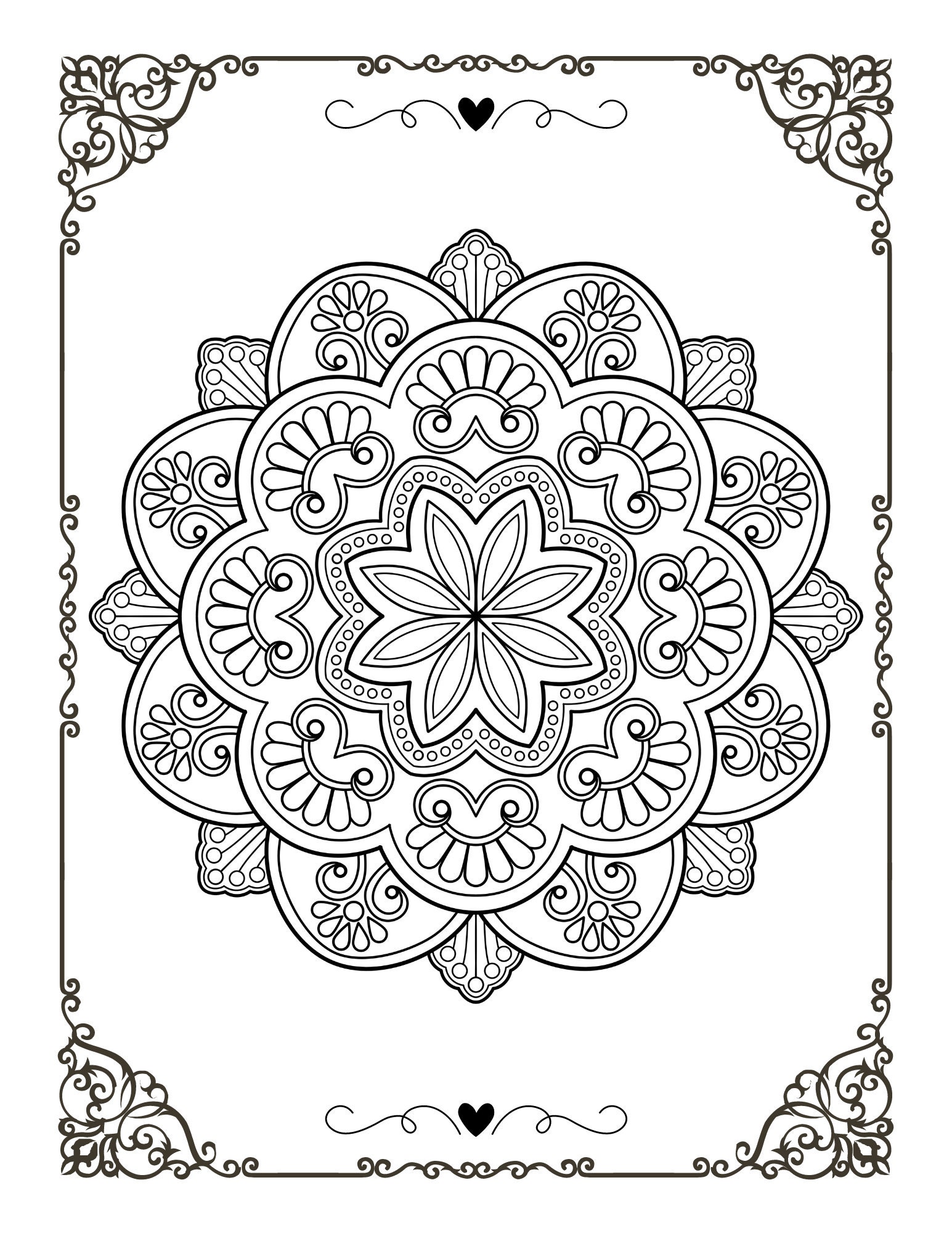 10. Mandalas of Wellness 4 Coloring Pages for Weight Loss and ...