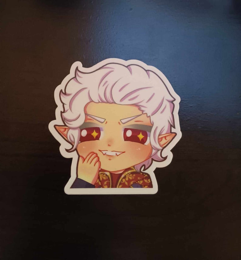 Baldur's Gate 3 Waterproof & UV Proof Astarion Sticker - Etsy