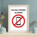 Printable No Cell Phones Allowed Sign, Printable No Cell Phone Use in ...
