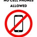 Printable No Cell Phones Allowed Sign, Printable No Cell Phone Use in ...