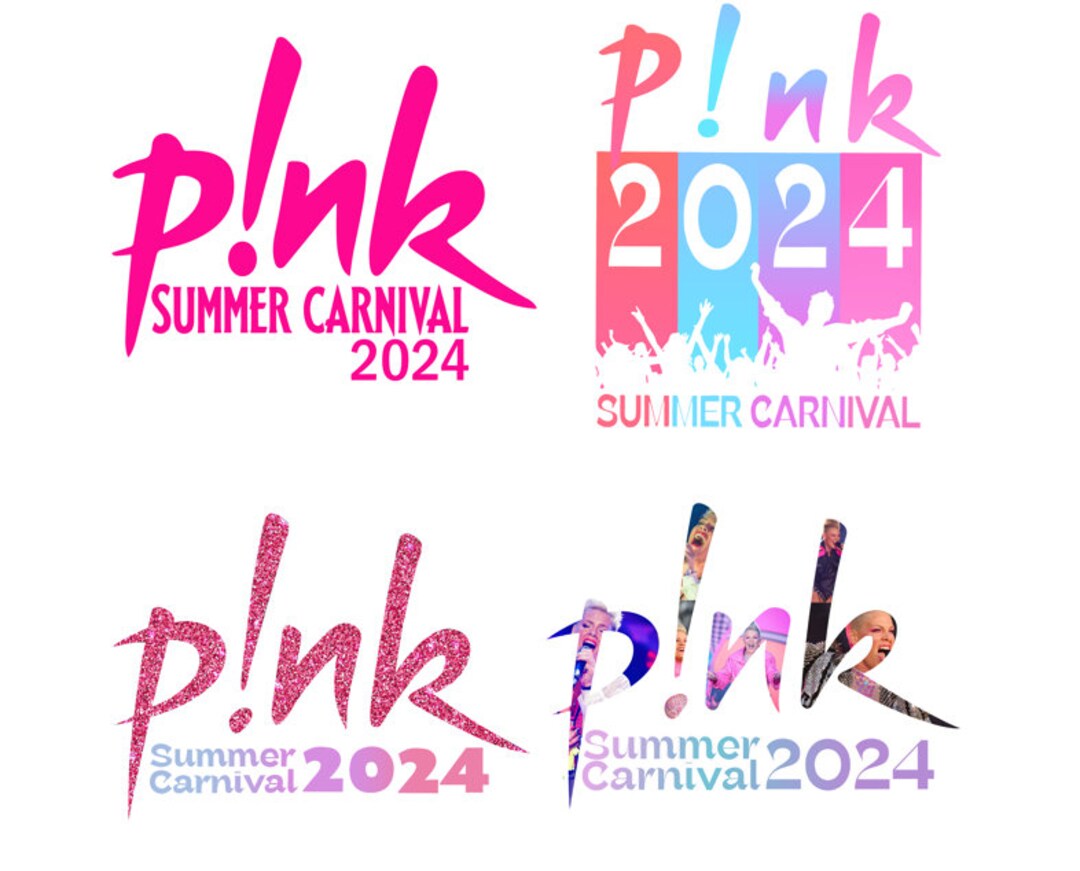 Pink Summer Carnival 2024 Png SVG I Pink Singer 2024 World Tour SVG I Surprise Pink Tour I ...