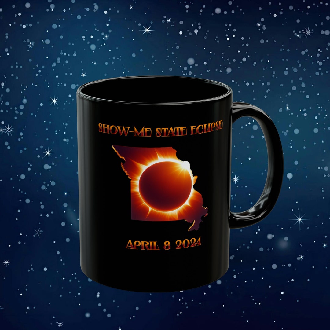 Solar Eclipse 2024 Commemorative Mug, Show-me State Missouri Keepsake ...