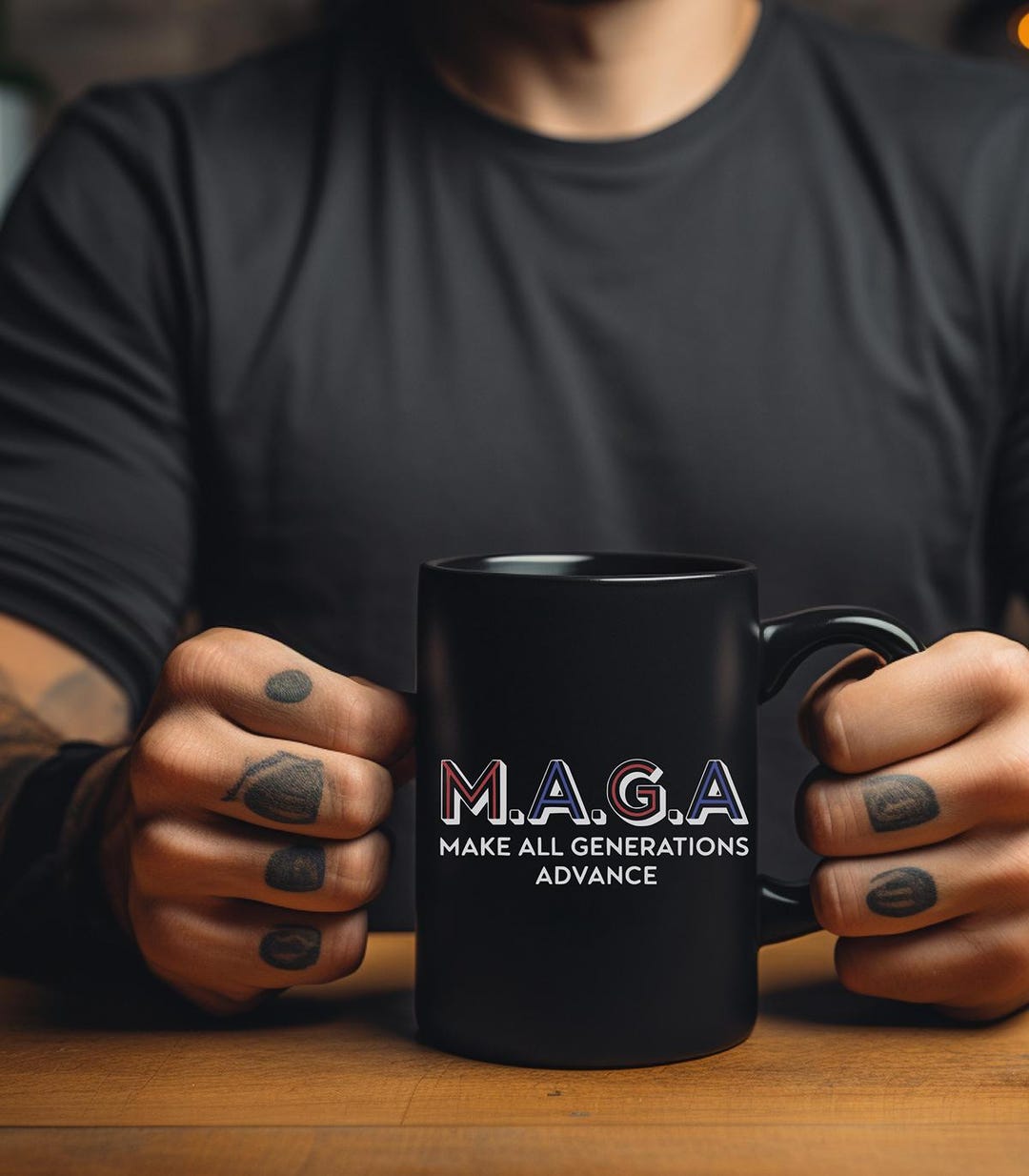 Inspirational MAGA Coffee Mug: Make All Generations Advance - Unique ...
