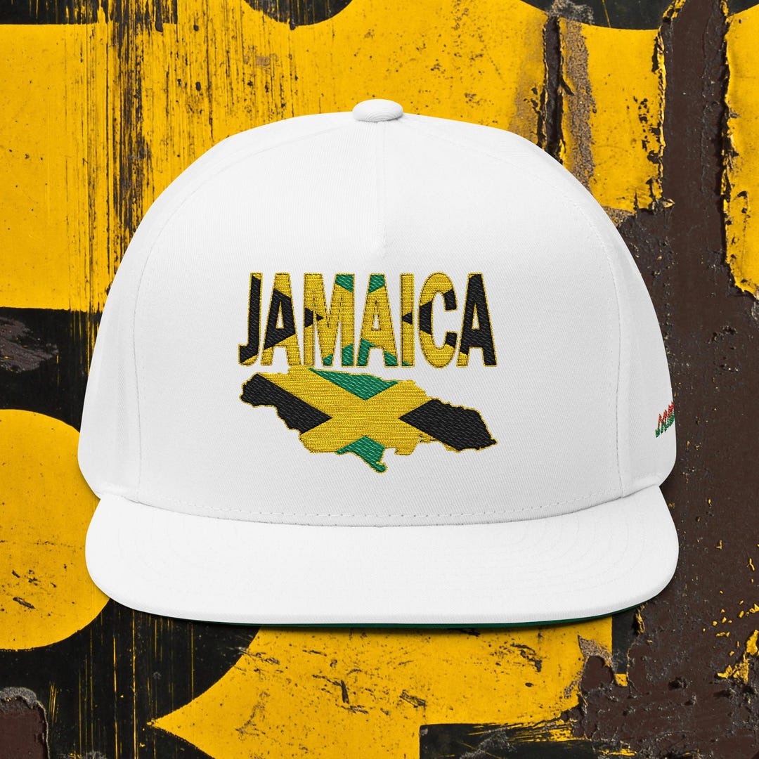 Jamaica Cap Embroidered, Colorful Jamaica Hat, Island Pride Cap ...
