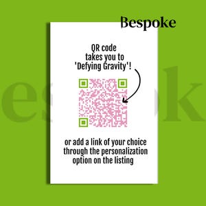 Wicked Birthday Card: Elphaba & Glinda, Defying Gravity QR Code ...