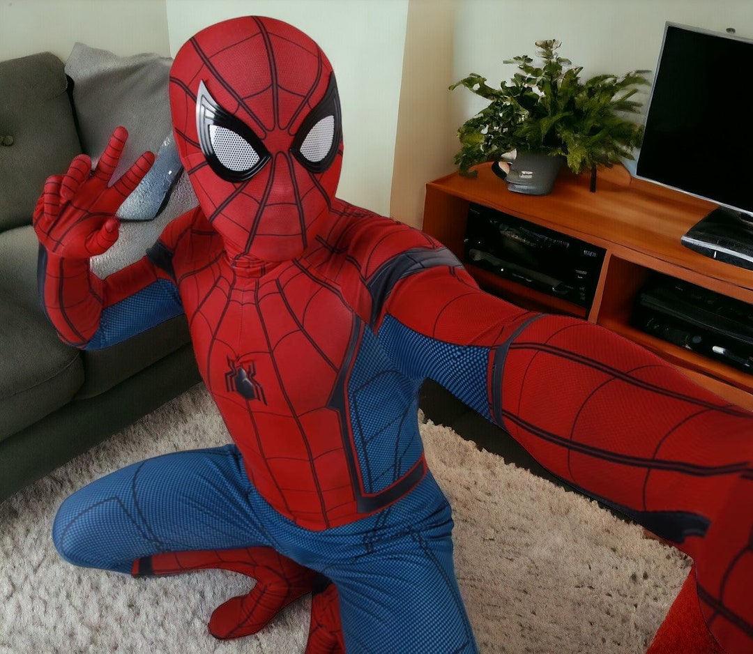 Men TASM Spiderman Cosplay Halloween Costume, TASM Spiderman Zentai ...
