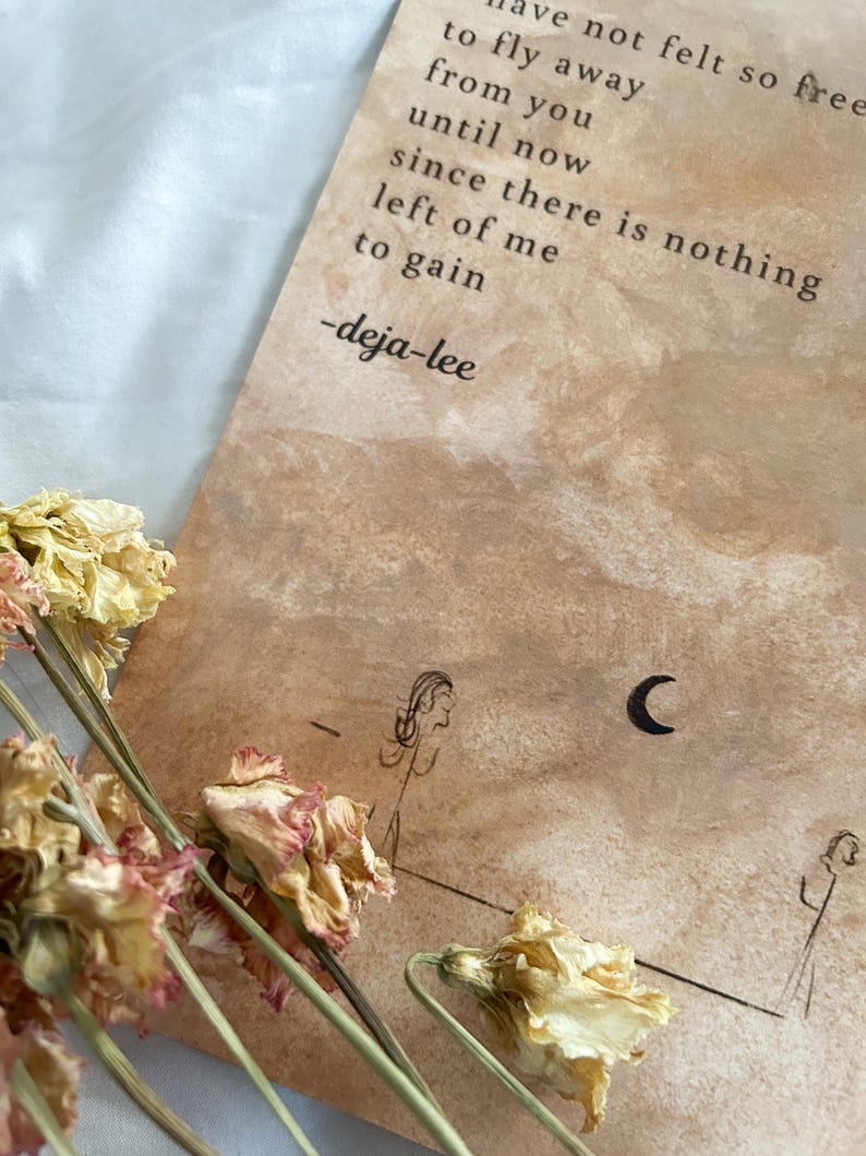 Goodbyes Poetry Art - Etsy