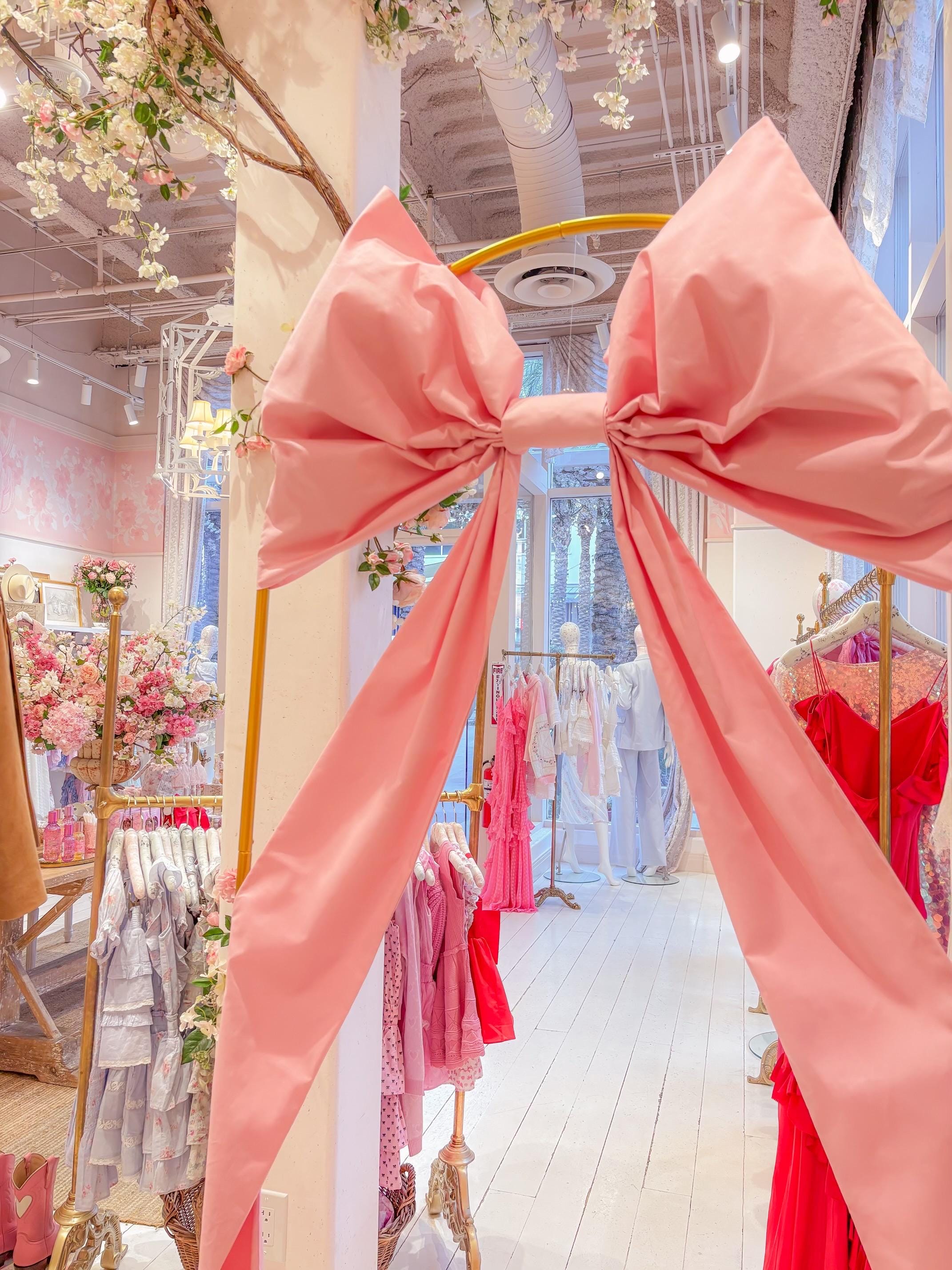 Pink Bow, Large Pink Party Bow, Loveshackfancy Inspired, Party Bow ...