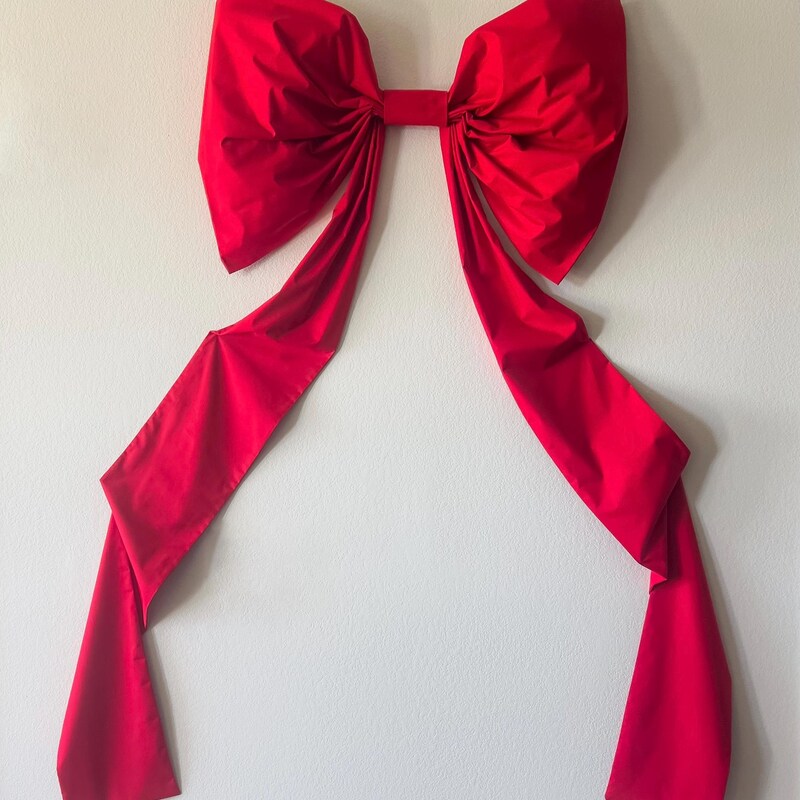 Red Bow - Etsy