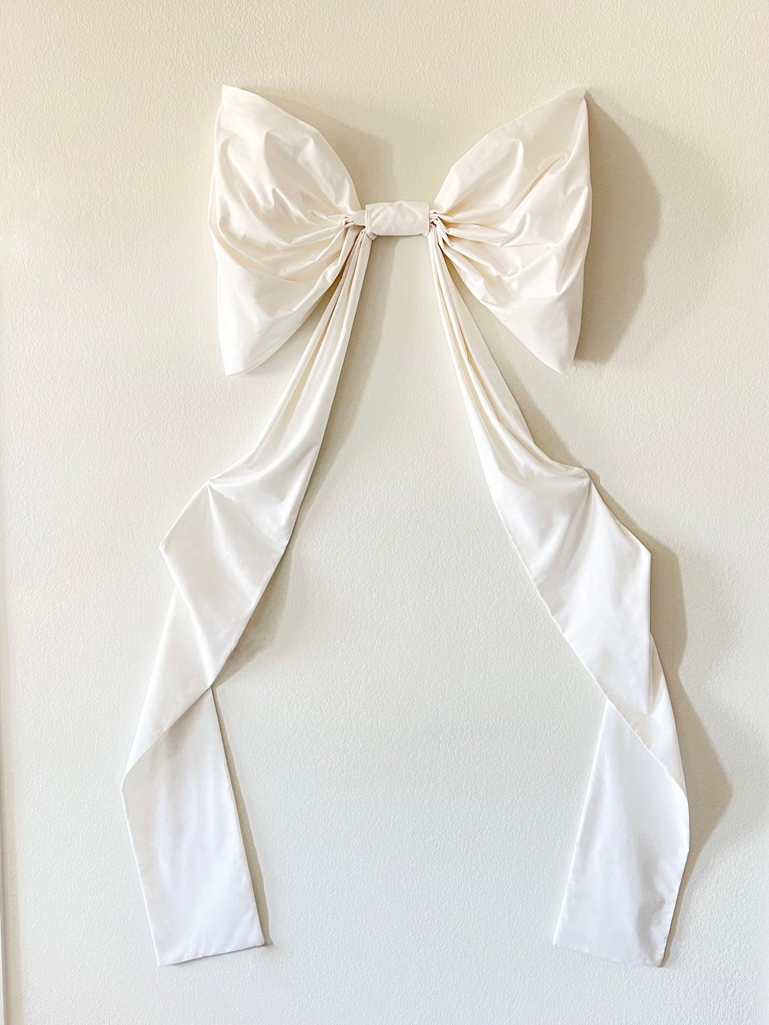 Big Bow White, Large Wall Bow, Party Bow, Loveshackfancy Inspired ...