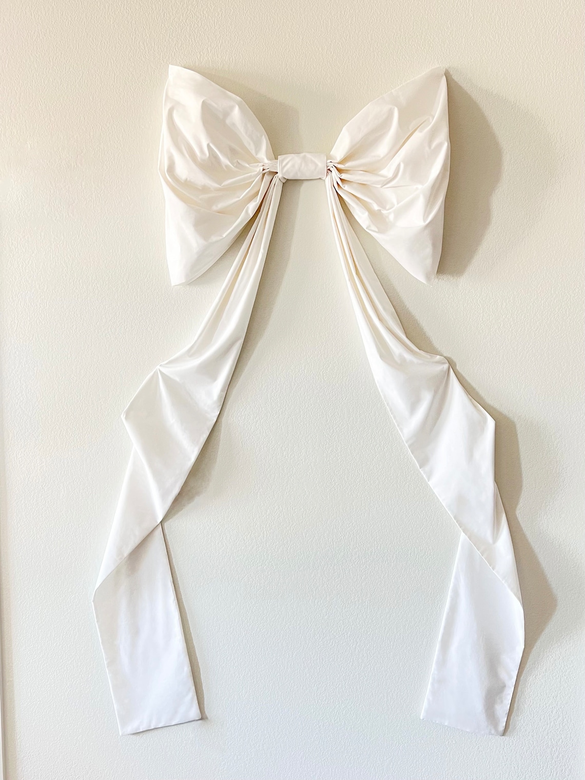 Big Bow White, Large Wall Bow, Party Bow - Etsy