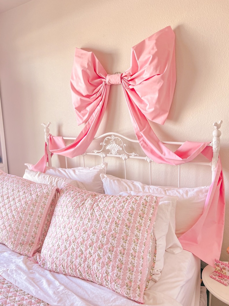 Big Pink Bow: Loveshackfancy Inspired Wall Decor, Party Decoration ...