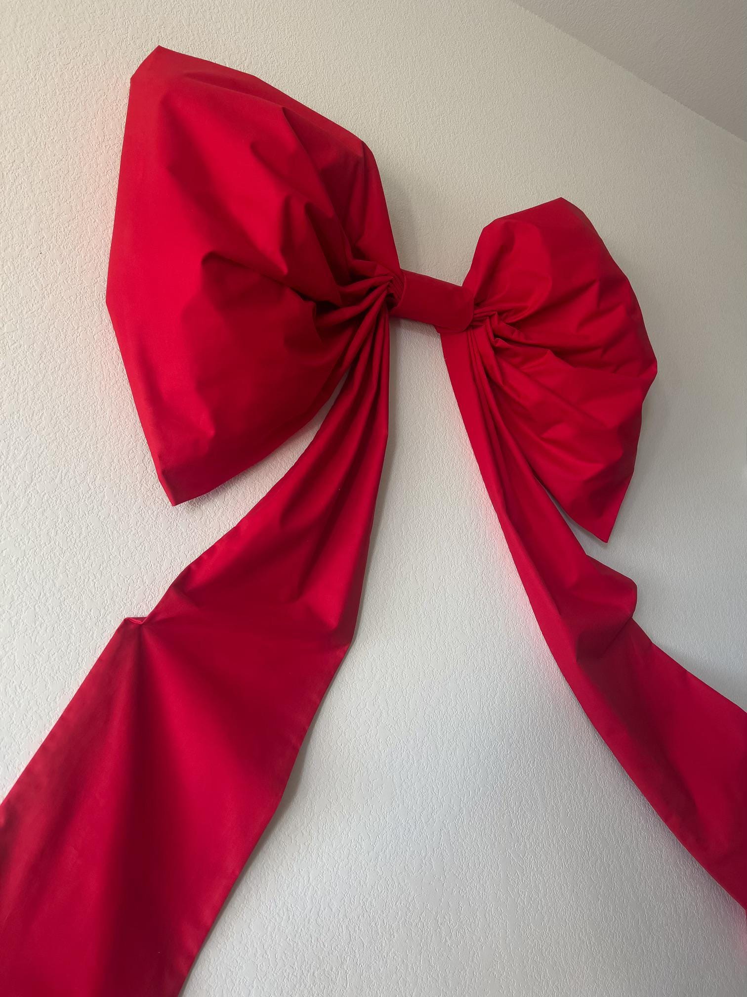 Big Red Bow, Loveshackfancy Inspired, Large Red Bow, Birthday Party ...