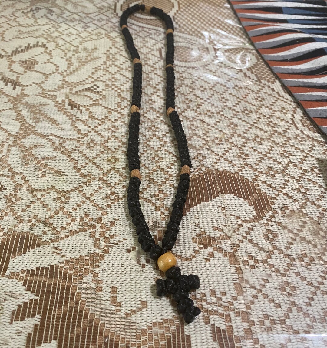 Orthodox Prayer Rope 100 Knots With Olive Pit Bead - Etsy
