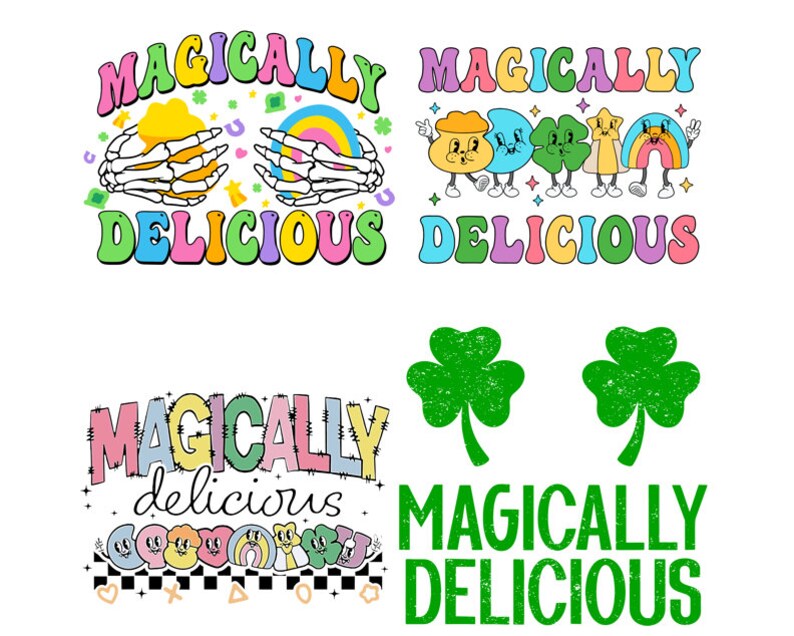 Magically Delicious St Patrick's Day Marshmallows PNG Sublimation ...