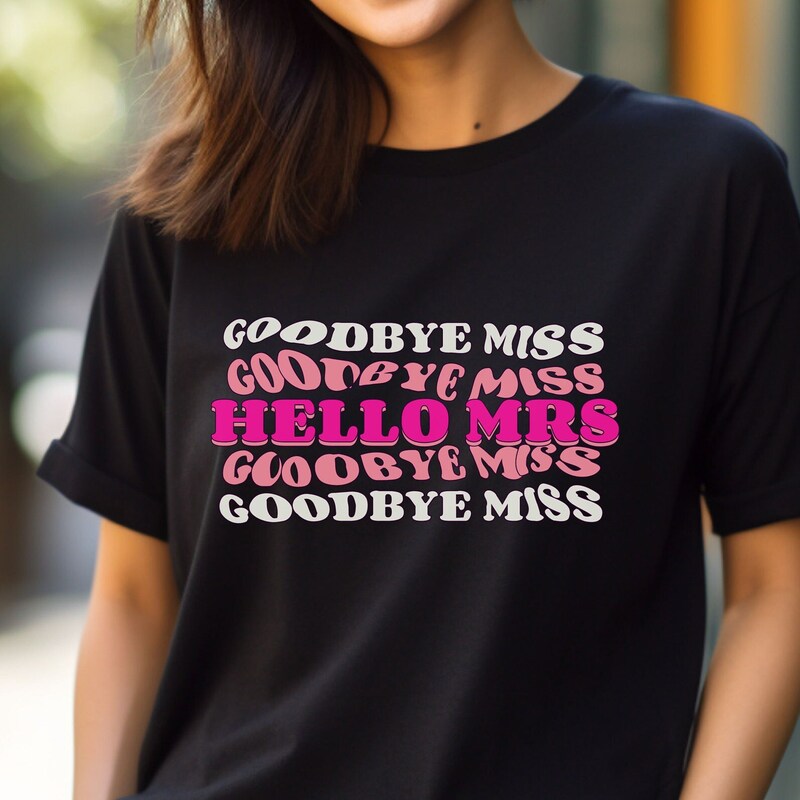 Goodbye Miss Hello Mrs - Etsy