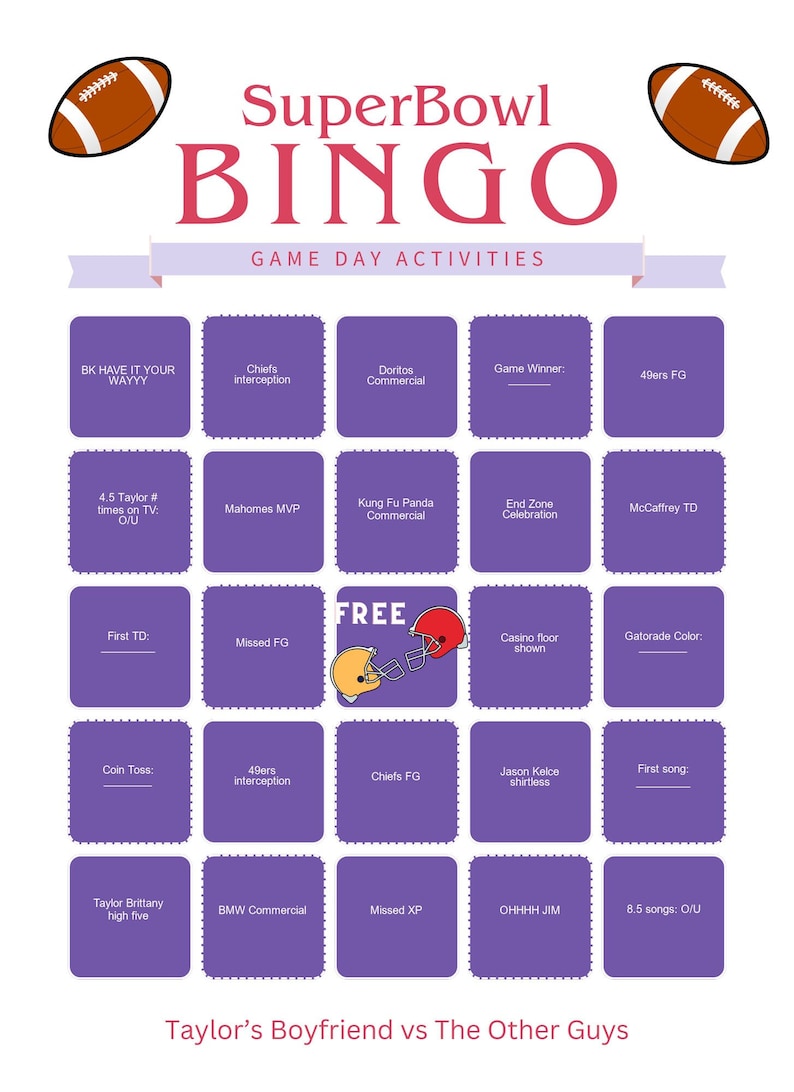Up to 500 Different Custom Bingo Cards SET for Parties - Printable ...