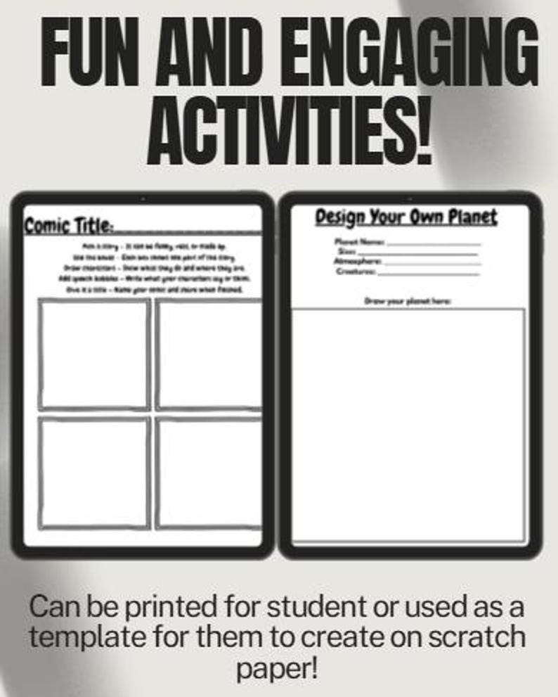 Substitute Teacher Binder: Emergency Lesson Plans K-6 (digital Download ...