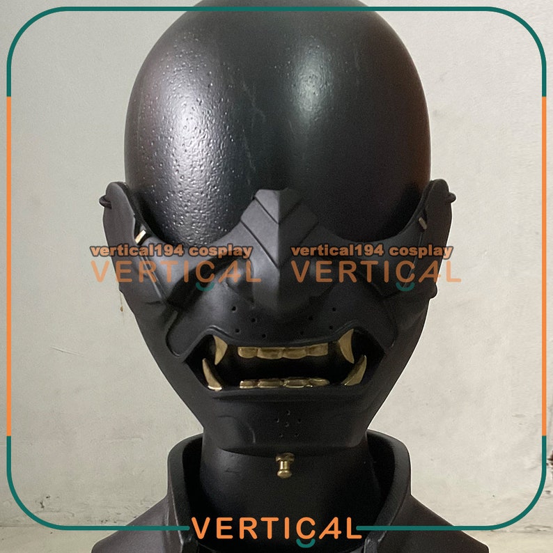 Cosplay Ghost of Tsushima Mask Jinsakai Oni Japan Samurai Costume ...